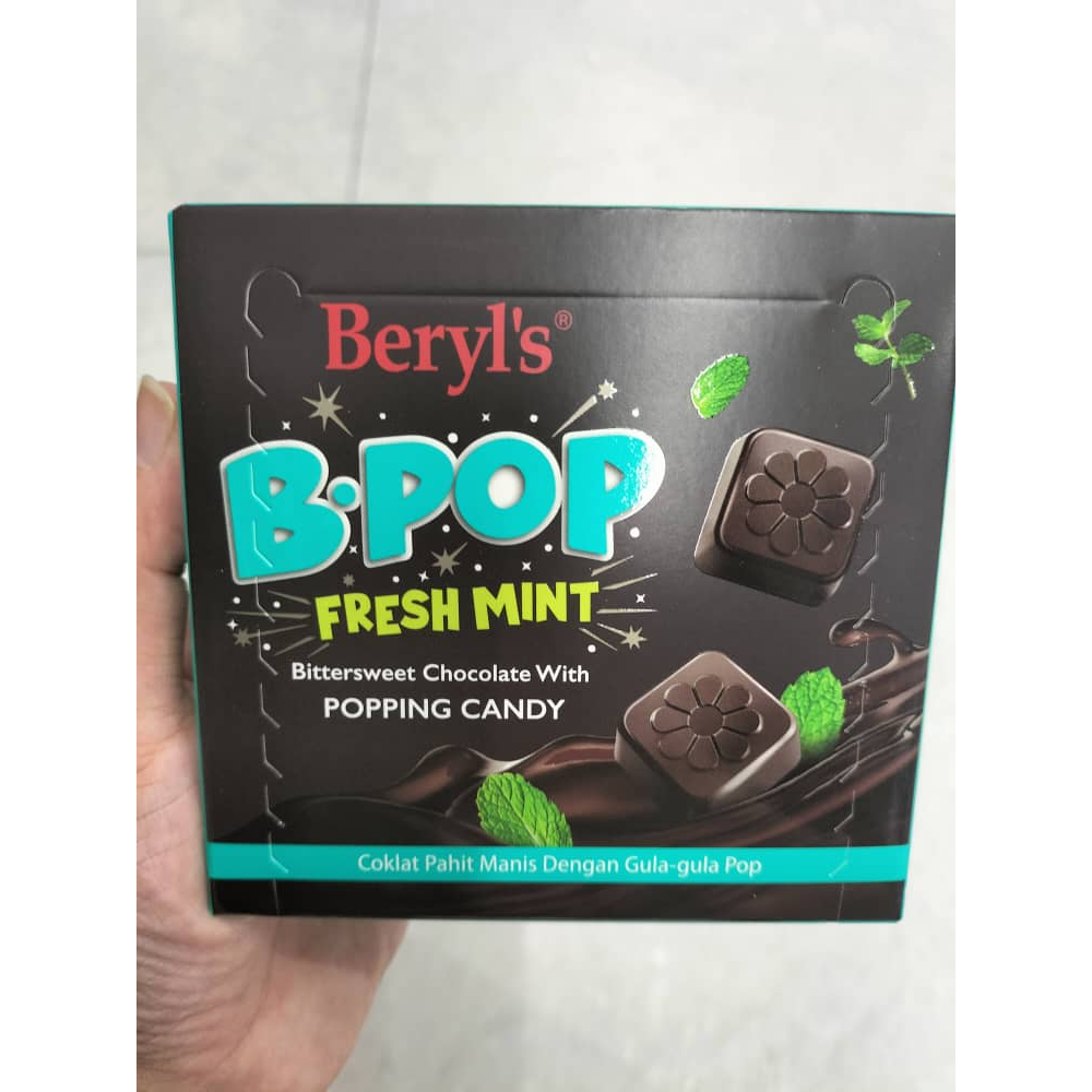BERLY'S B-POP FRESH MINT/COLA/LEMON & SALT POPPING CANDY 50G**WITH FREE ...