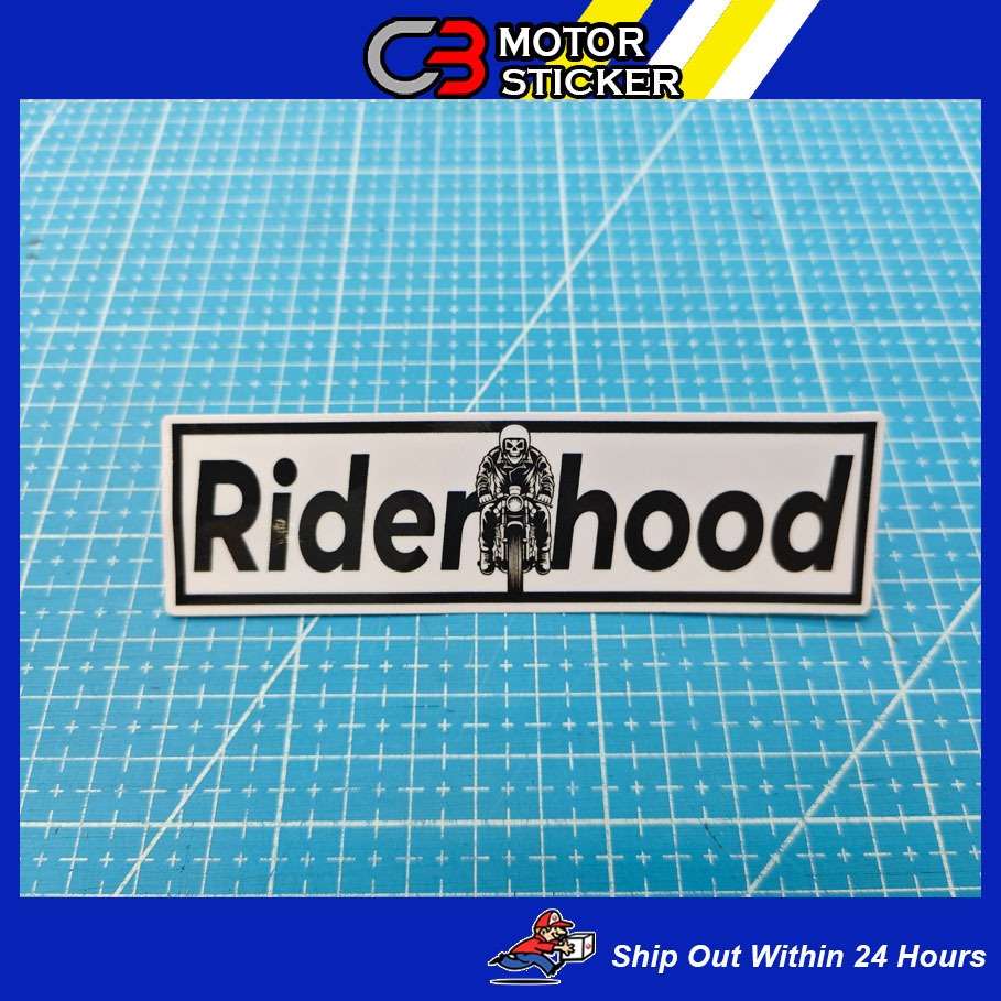 Rider Hood Sticker Motor / m285 | Shopee Malaysia