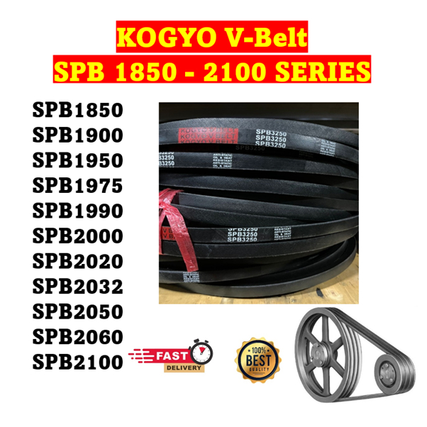 SPB 1850 - SPB 2100 LW KOGYO Belt AHU Aircon Belt Industrial Mesin V ...