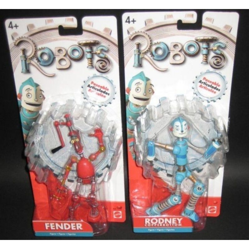 Mattel 2004 Robots - Rodney & Fender (set of 2 - LOOSE) | Shopee Malaysia