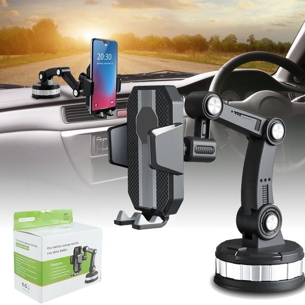 360° Rotate Car Phone Holder Multi Angle Adjustable Rotatable Car Mount ...