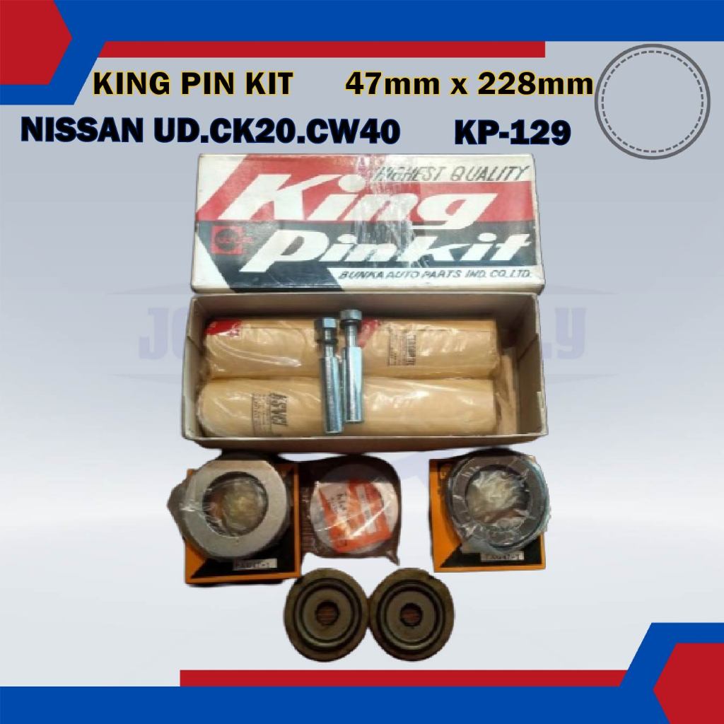 King Pin Kit Set-Nissan UD,CK20,CW40-KP-129-40025-90228 (47mmx228mm ...