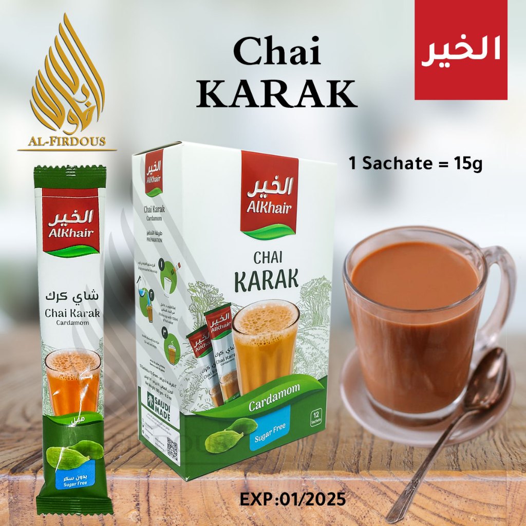 Chai Karak Asli (1sachets ) | teh dengan halia | Arabic milk tea with ...