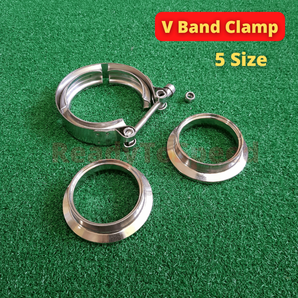 Universal V Band Flange Lips Exhaust Clamp - V Band Ekzos Clamp ...