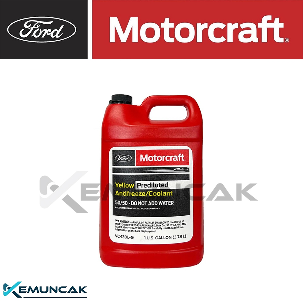(100% Genuine) FORD Motorcraft Coolant Yellow 50/50 Prediluted ...