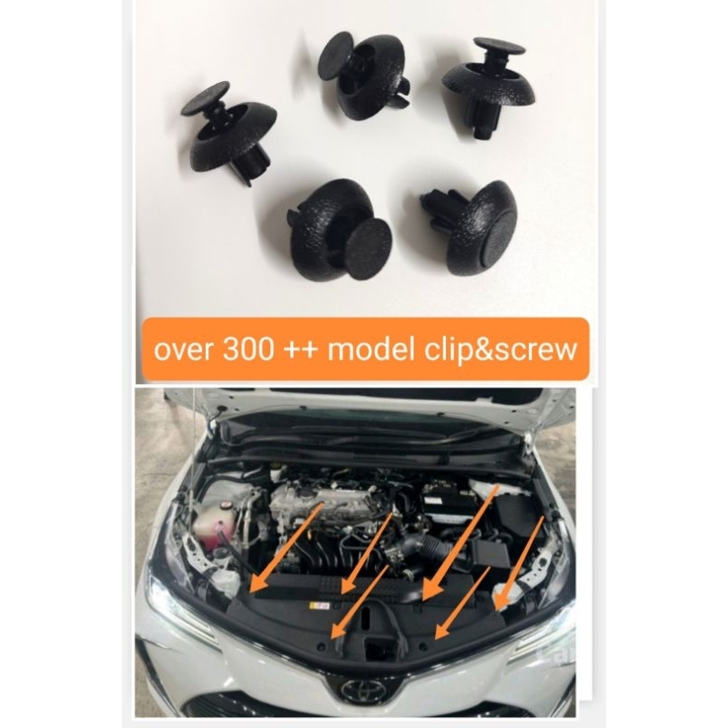 toyota lexus engine room cover clip | Shopee Malaysia
