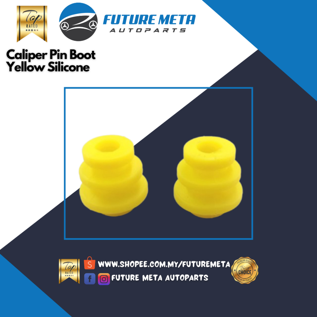 Caliper Pin Boot /Brake System (Yellow Silicone) | Shopee Malaysia