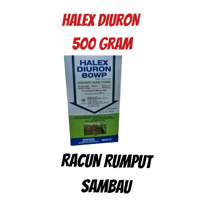 HALEX DIURON 80WP 500gram (Same With Hextar ANCOM DIURON) Racun Rumput ...