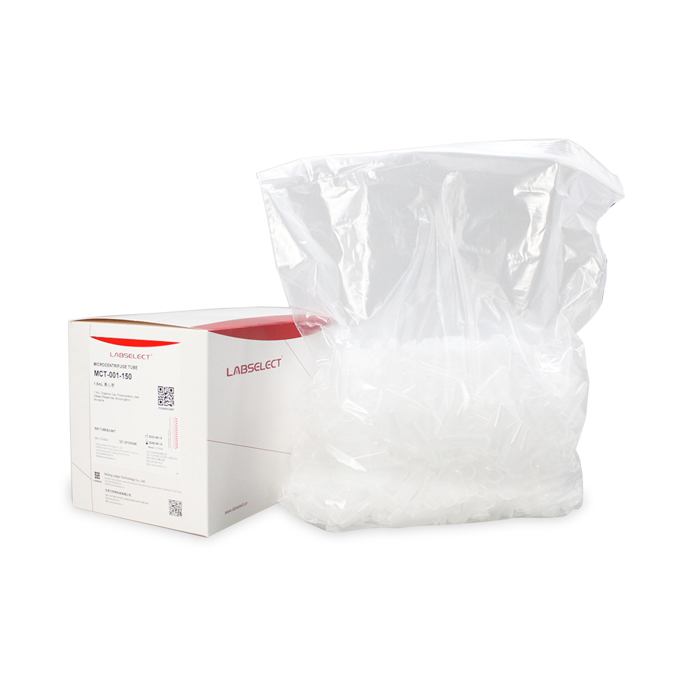 LABSELECT Microcentrifuge Tube 1.5mL 2.0mL Clear Microtubes RNase DNase ...