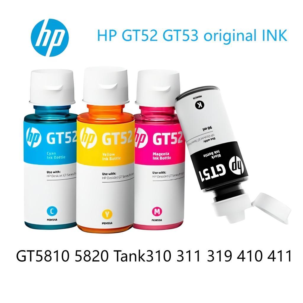 HP Original GT51 Black GT52 CMY Set Of 4units Ink Bottle For HP GT ...