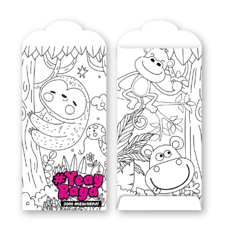 SAMPUL DUIT RAYA ANGPOW COLOURING BOOK MEWARNA | Shopee Malaysia