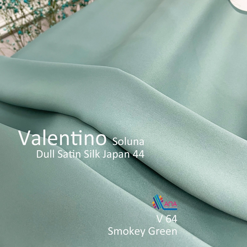 Ana Textile V1-V80 Dull Satin Valentino Soluna Silk Japan Bidang 44/45 ...