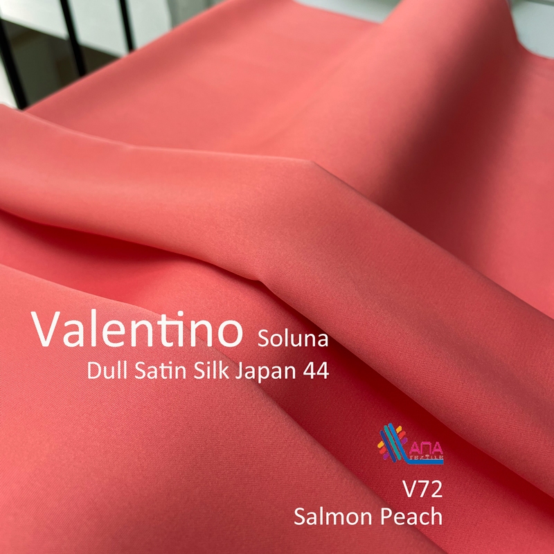 Ana Textile V1-V80 Dull Satin Valentino Soluna Silk Japan Bidang 44/45 ...