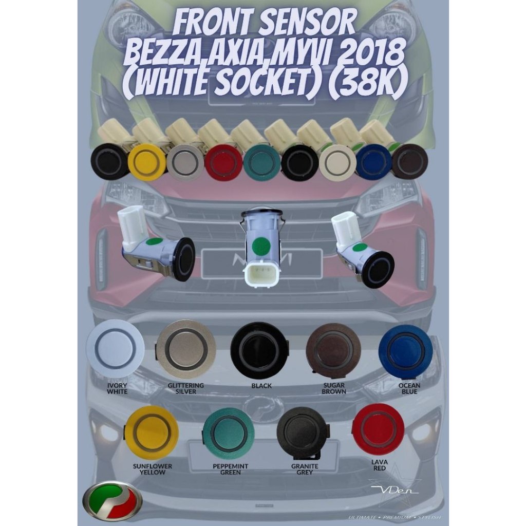 FRONT SENSOR BEZZA,AXIA,MYVI 2018 (89341-BZ180) (WHITE SOCKET) 38K ...