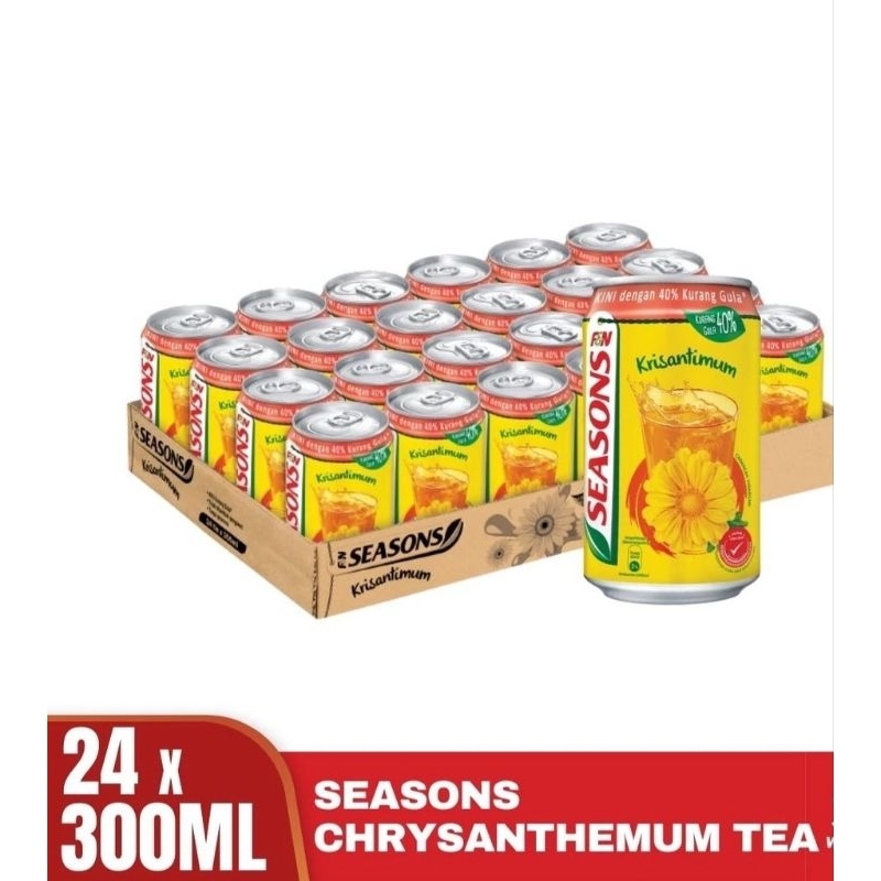 F&N Seasons Chrysanthemum Tea Cans Drinks 300ml x 24 (1 Carton) | Shopee Malaysia