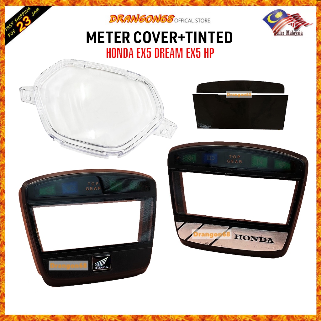 METER COVER METER CERMIN KACA HONDA EX5 DREAM / EX5 HP METER LENS ...