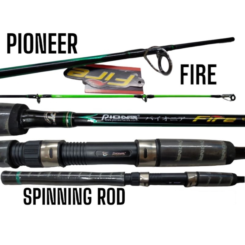 PIONEER FIRE SPINNING FISHING ROD | Shopee Malaysia