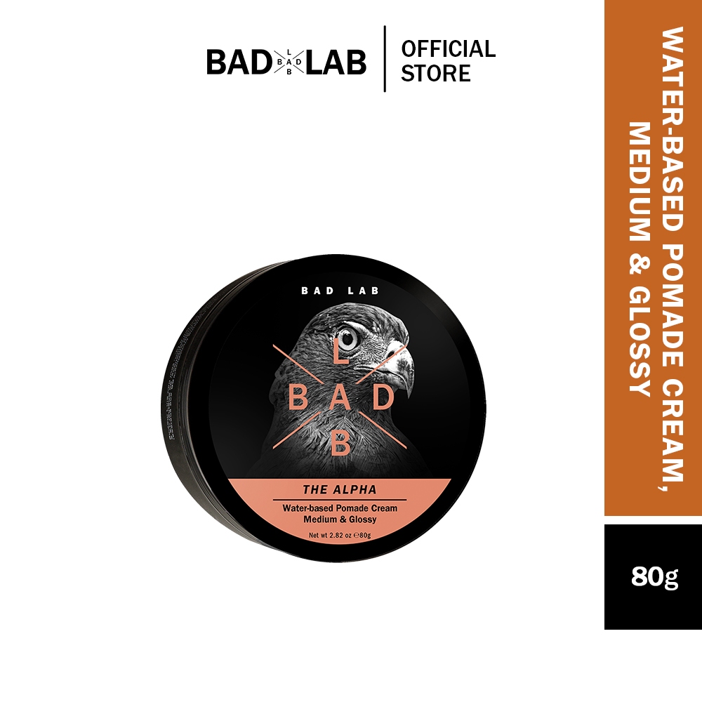 Bad Lab Water-Based Pomade Cream Medium & Glossy (80g) | Shopee Malaysia