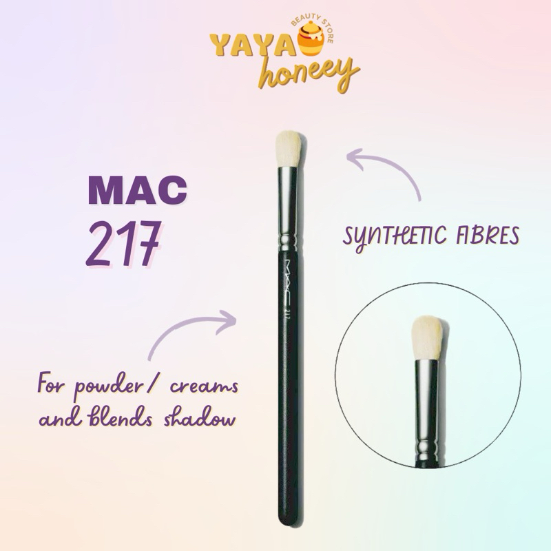 🇲🇾 MAC 217 Synthetic Blending Brush Berus Kualiti Berus Blending Hidung ...