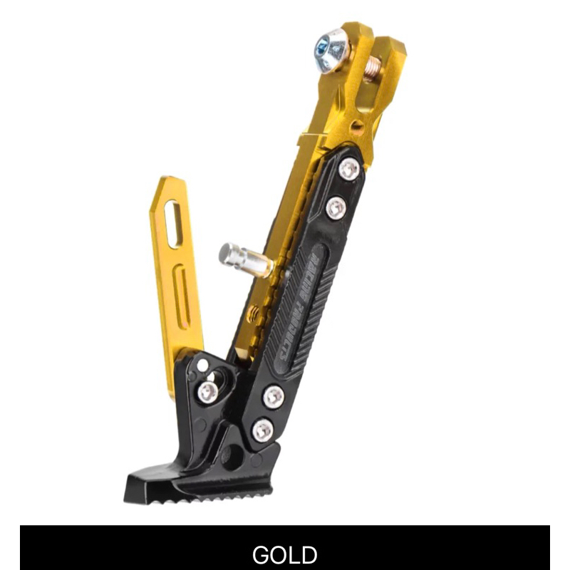 Motorcycle Adjustable Height Side Stand Foot Bracket Kickstand Tripod ...