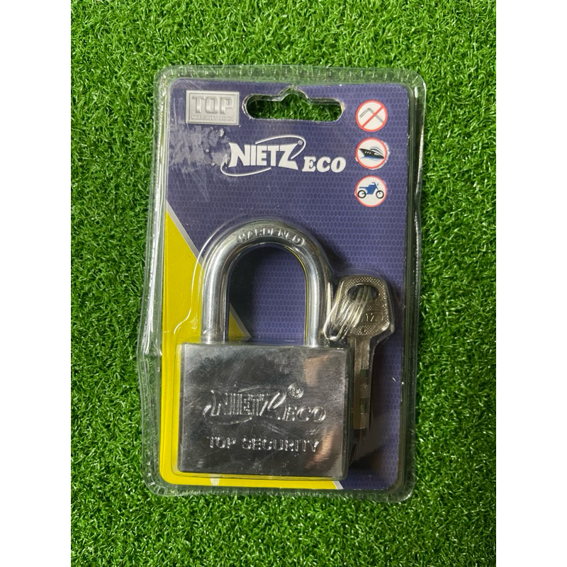 NIETZ ECO Pad Lock 50mm/40mm With 3Pc Key | Shopee Malaysia