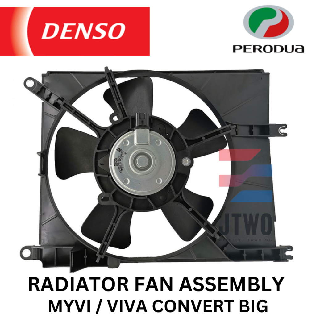 💯ORIGINAL DENSO💯 CONVERT HIGH SPEED RADIATOR FAN ASSEMBLY FOR PERODUA ...