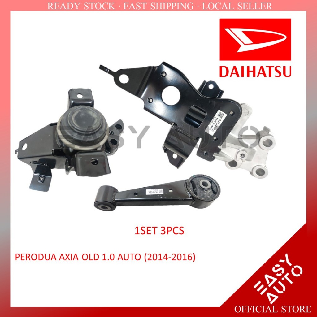 1SET 3 PIECES !! PERODUA AXIA 1.0 OLD AUTO (2014-2016) -ENGINE MOUNTING ...