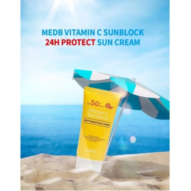 MedB Vitamin C 24H Protect Sun sunscreen, SPF50+/PA+++, 70ml | Shopee ...