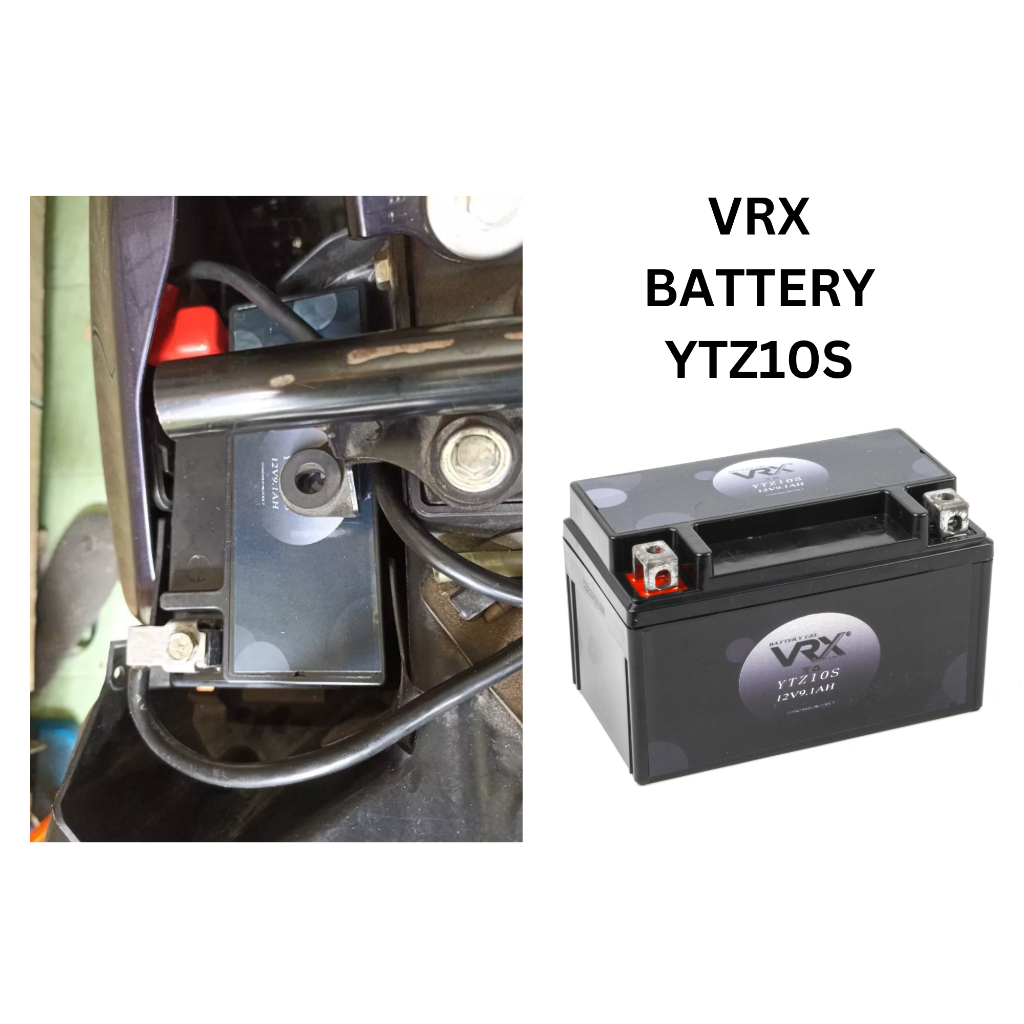 VRX BATTERY 12V 9.1AH YTZ10S KTM DUKE 690 HONDA CB1000R CBR 650F R1 R6 ...