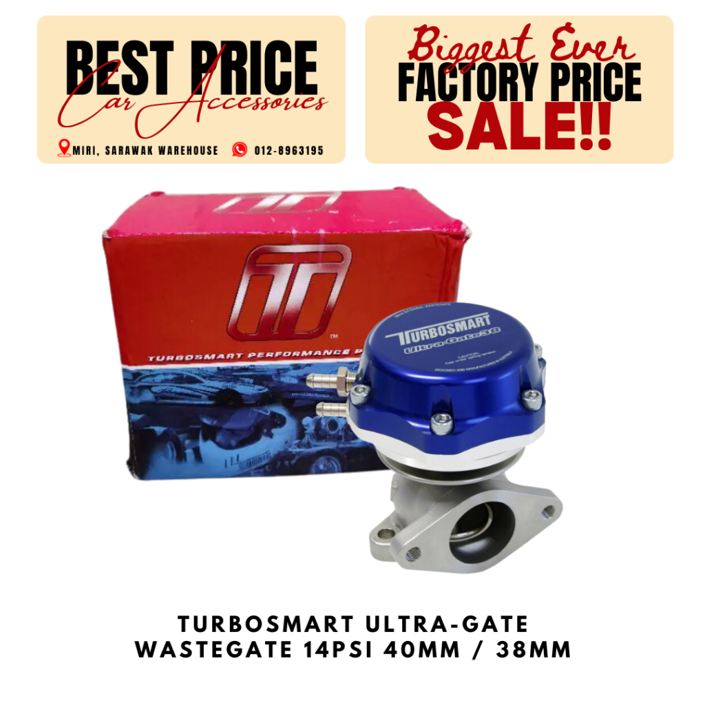 Turbosmart Ultra-Gate Wastegate 14psi 40MM / 38MM | Shopee Malaysia