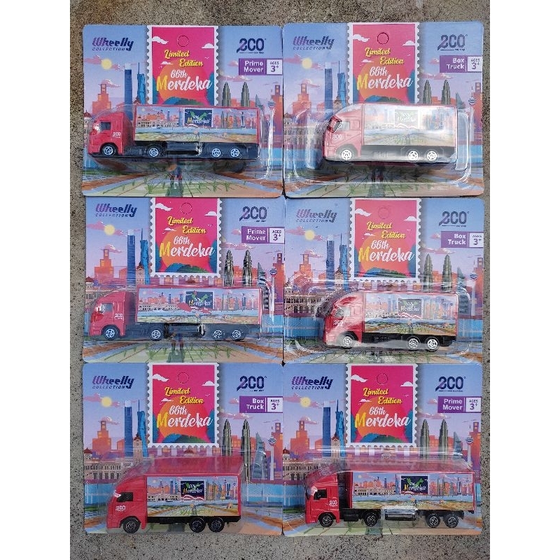 1 set Lorry lori Eco Truck eco Whelly Hari Merdeka 66 2023 Limited ...