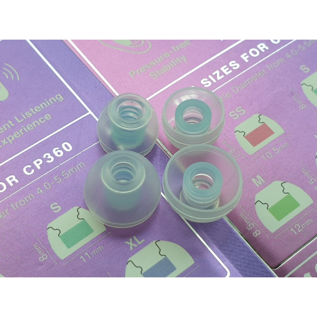 Spinfit OMNI / CP360 V2 - Medical Grade Silicon Eartips TWS True ...