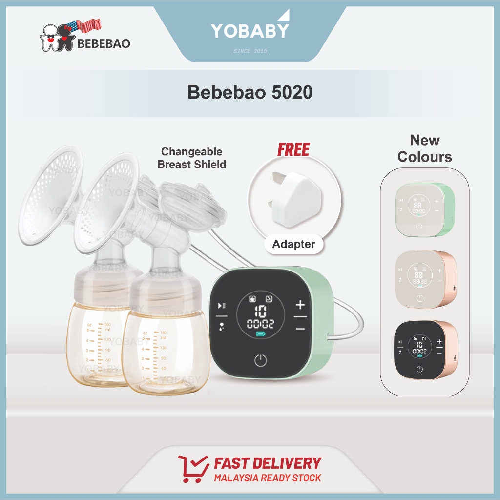 [ MORE FREE GIFT ] ORI BEBEBAO PPSU DOUBLE ELECTRIC BREAST PUMP BPA ...