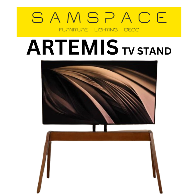 SAMSPACE Wooden TV Stand Artemis/Floor Art Stand/Easel Stand (45kg ...