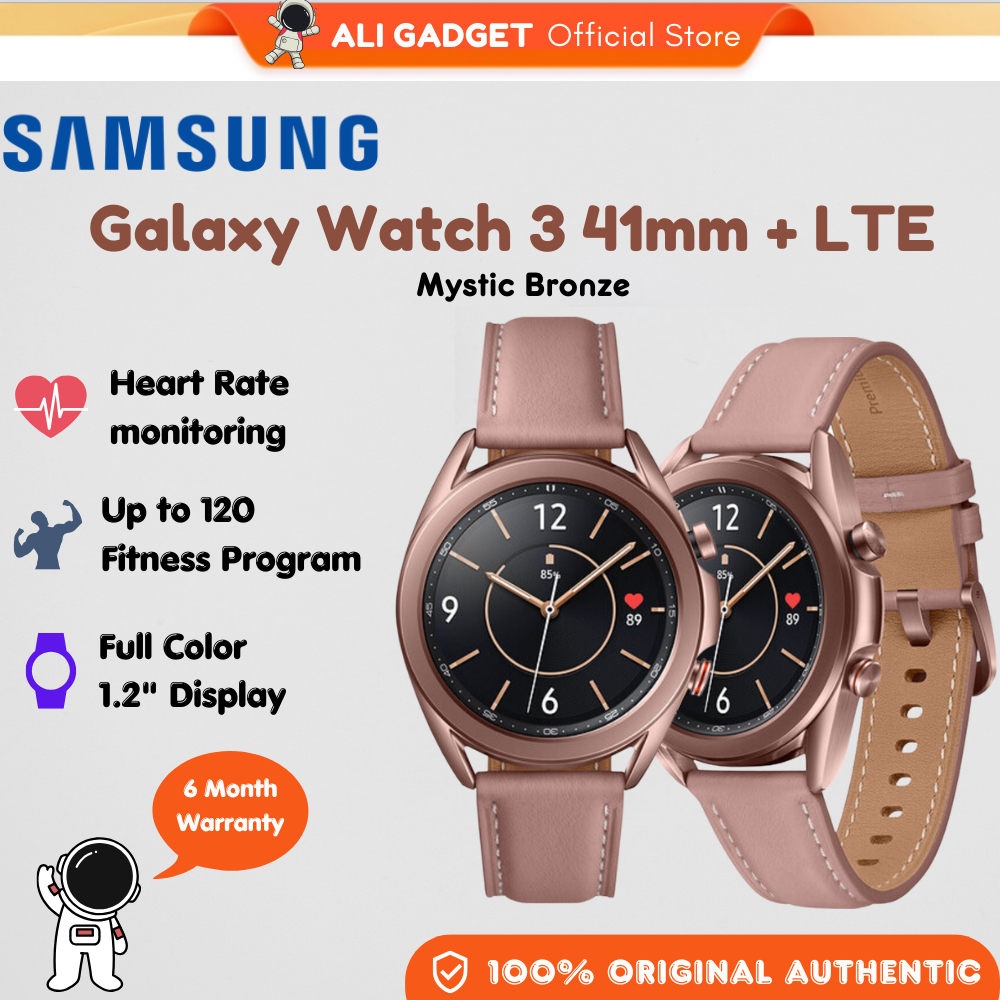Samsung Galaxy Watch 3 41MM + LTE R855 (Mystic Bronze) | Shopee Malaysia