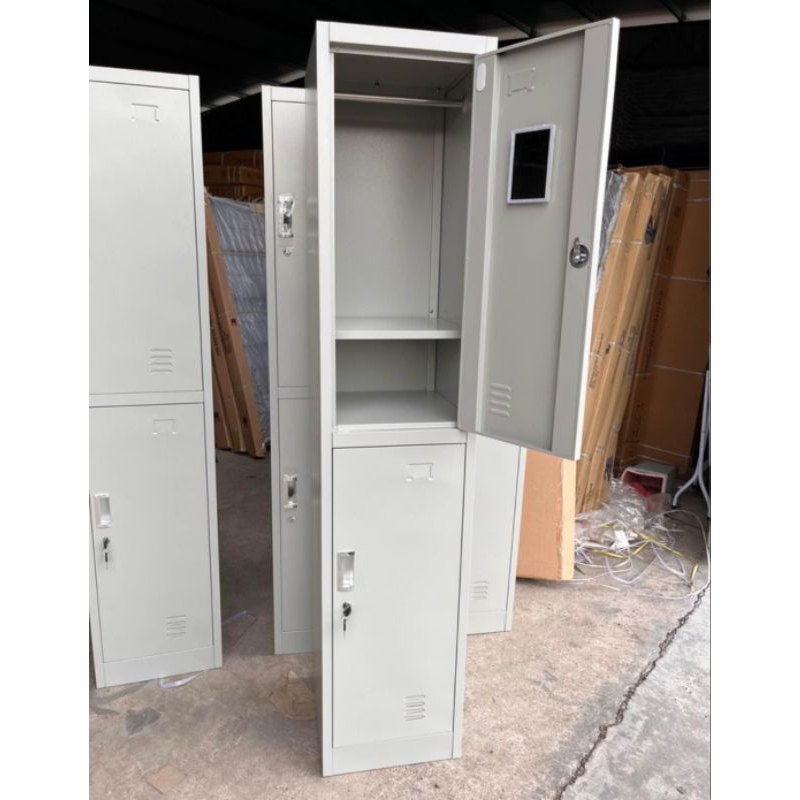 ALMARI LOCKER 1 COMPARTMENT KABINET BESI LOCKER 2 PINTU SIAP PASANG ...