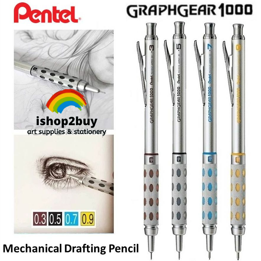PENTEL Mechanical Drafting Pencil Graphgear 1000 Gragh Gear 1000 ...