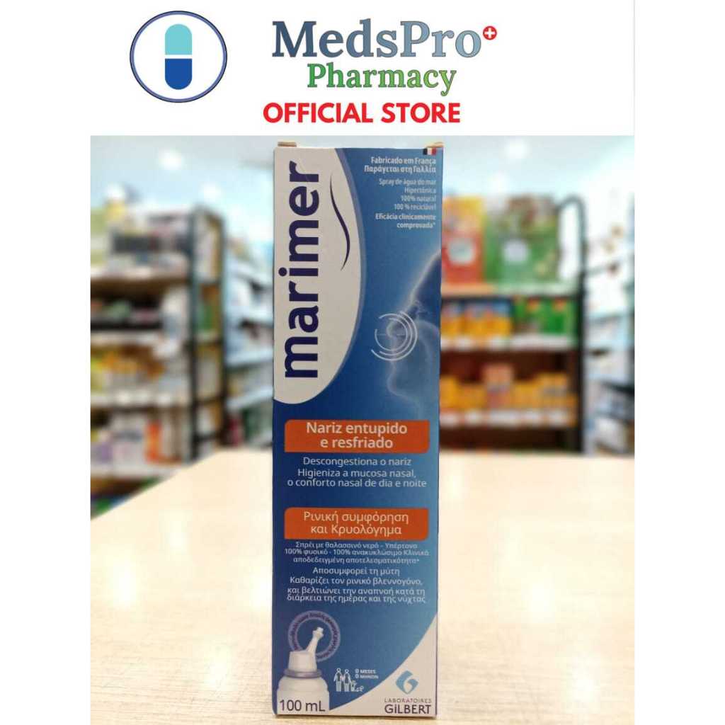 MARIMER HYPERTONIC BLOCKED NOSE NASAL SPRAY 100ML | Shopee Malaysia