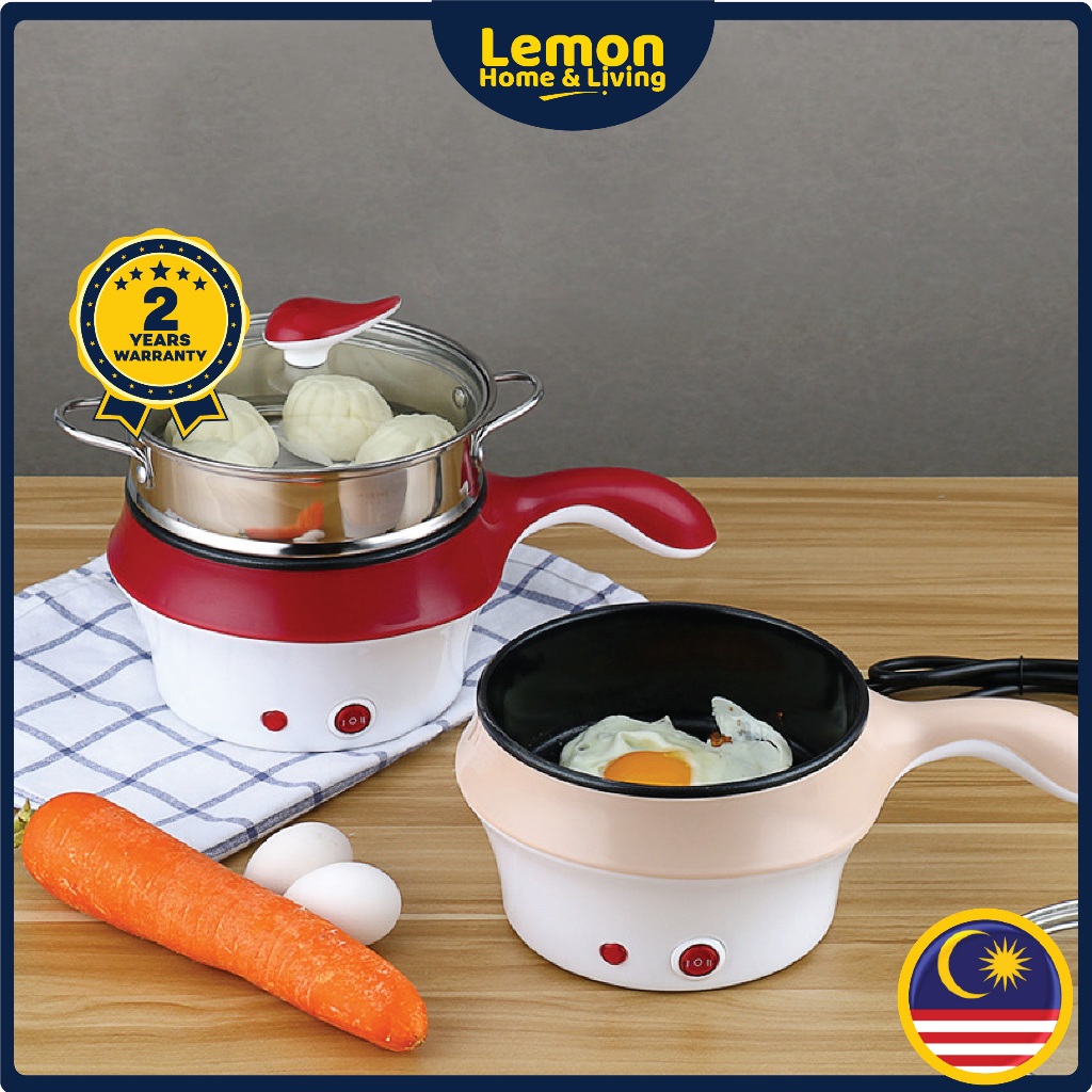 🍋 1.2L Lopol Electric Non Stick Ceramic Frying Pan Mini Rice Cooker ...