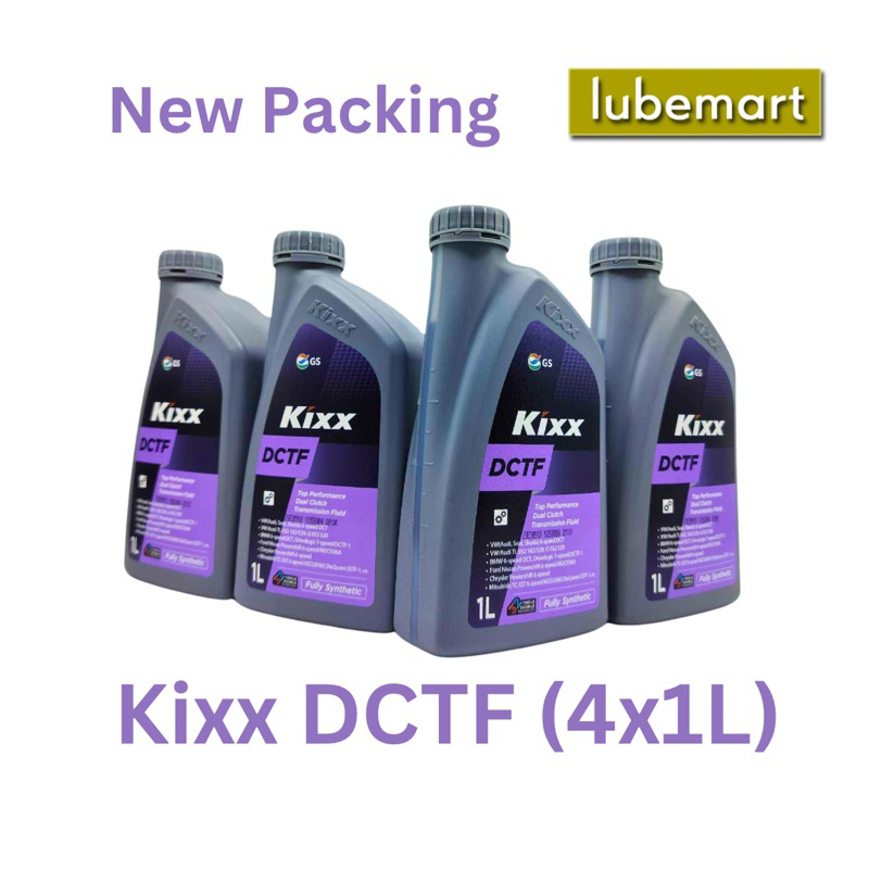 KIXX DCTF DUAL CLUTCH TRANSMISSION FLUID (4 LITERS) FULLY SYNTHETIC DCT ...