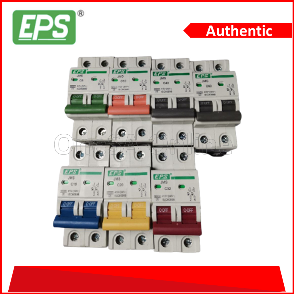EPS MCB C CURVE 2P 6KA(MCB-2P) | Shopee Malaysia