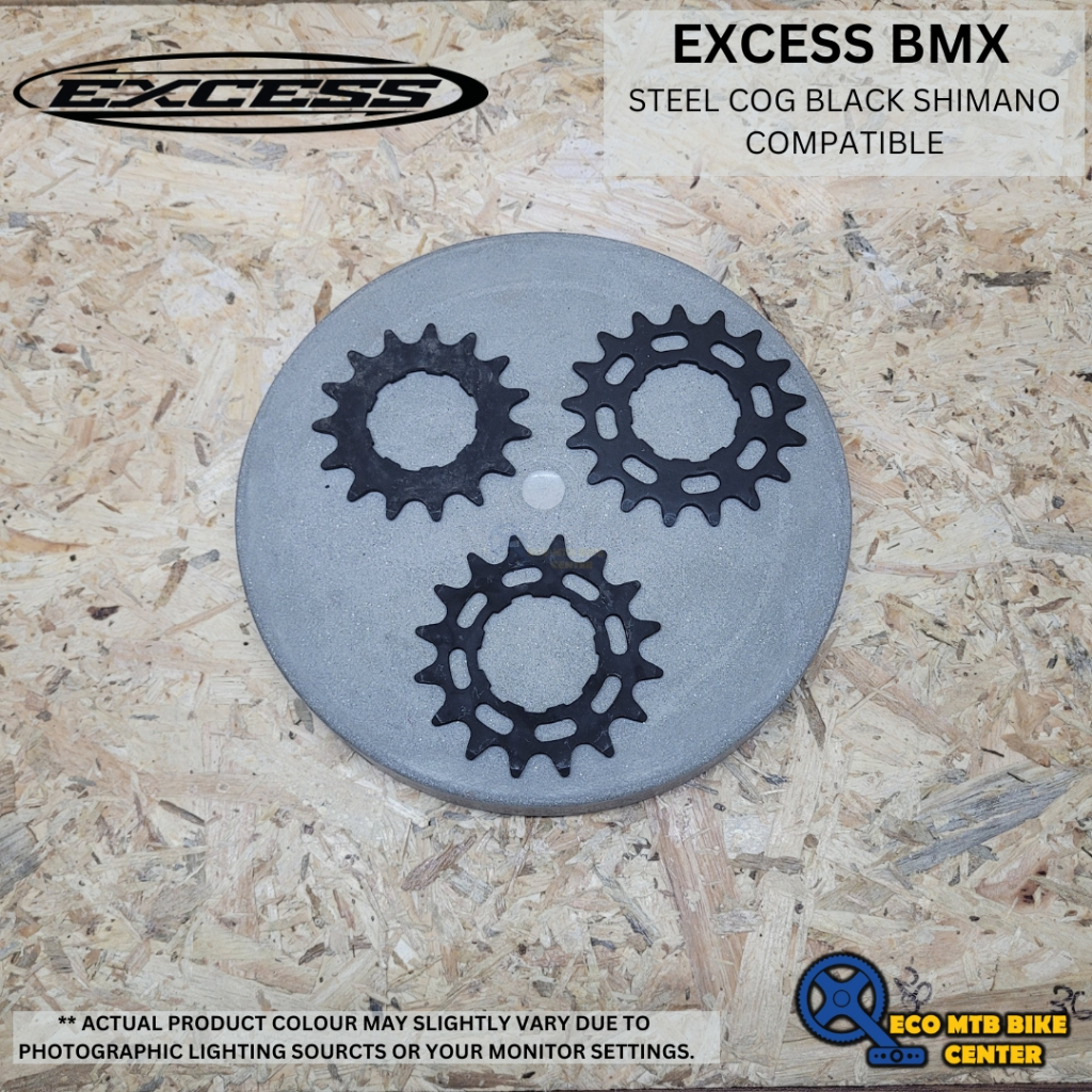 EXCESS BMX STEEL COG BLACK SHIMANO COMPATIBLE ( BMX ) | Shopee Malaysia