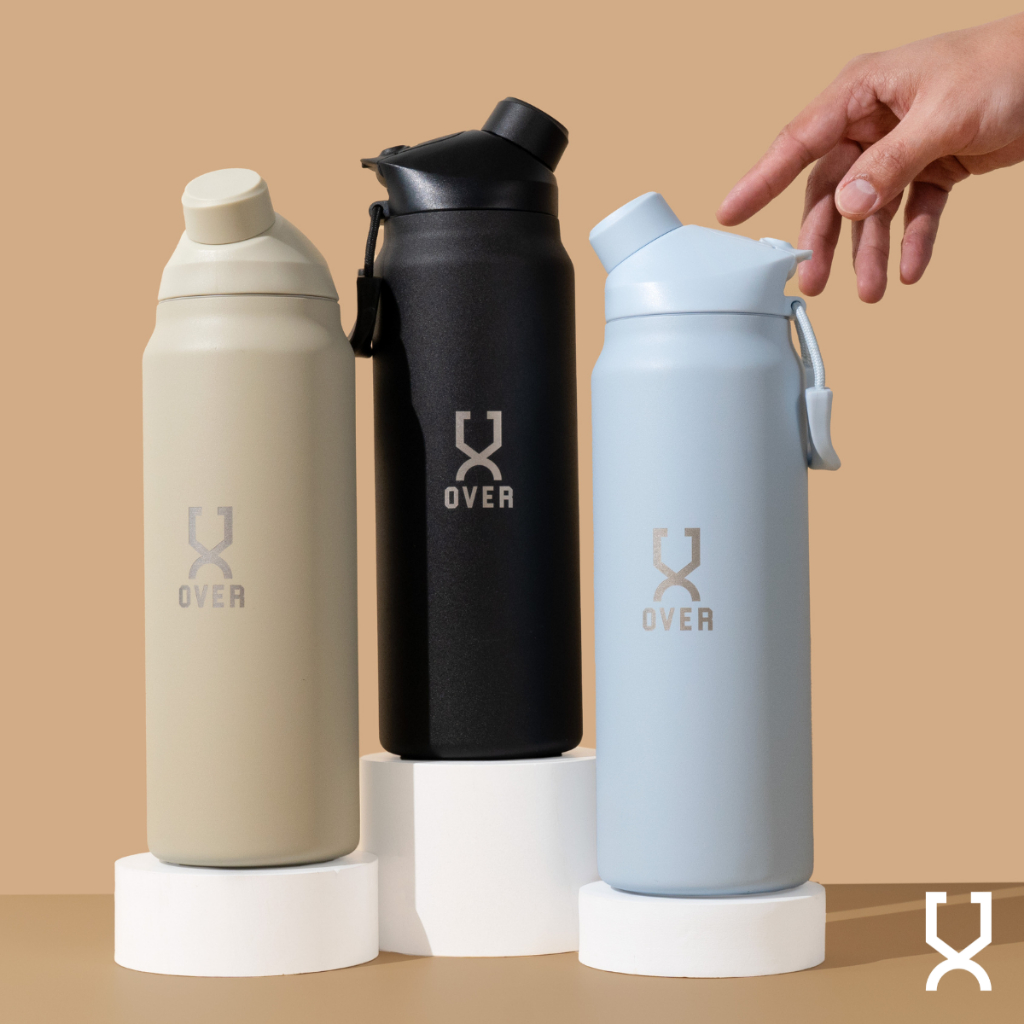 OVER Wave Thermo Duo Lid Flask Durable 316 Stainless Steel 900ML Thermo ...