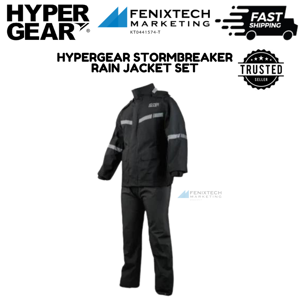 Hypergear Stormbreaker Rain Jacket Set | Shopee Malaysia