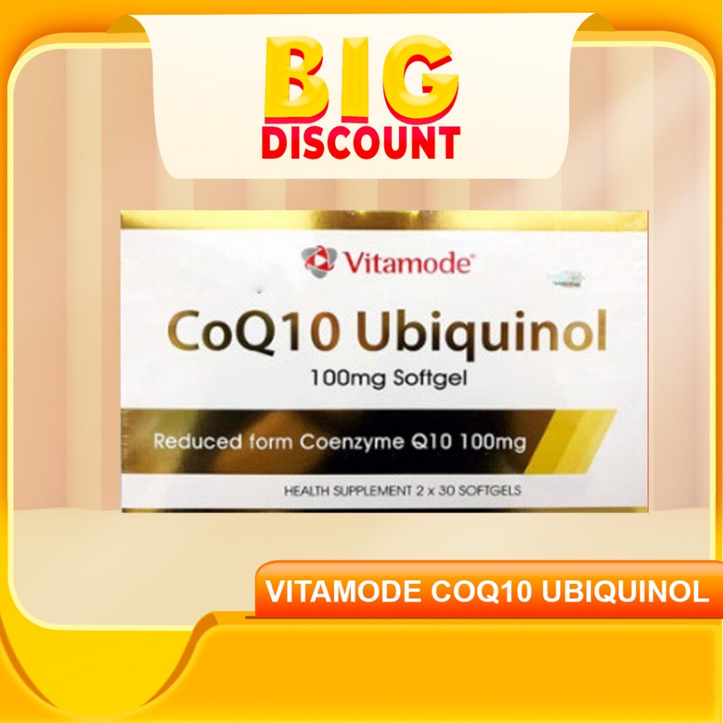 [DISCOUNT PHARMACY] Vitamode CoQ10 UbiQuinol 100mg 30s- Replenish ...