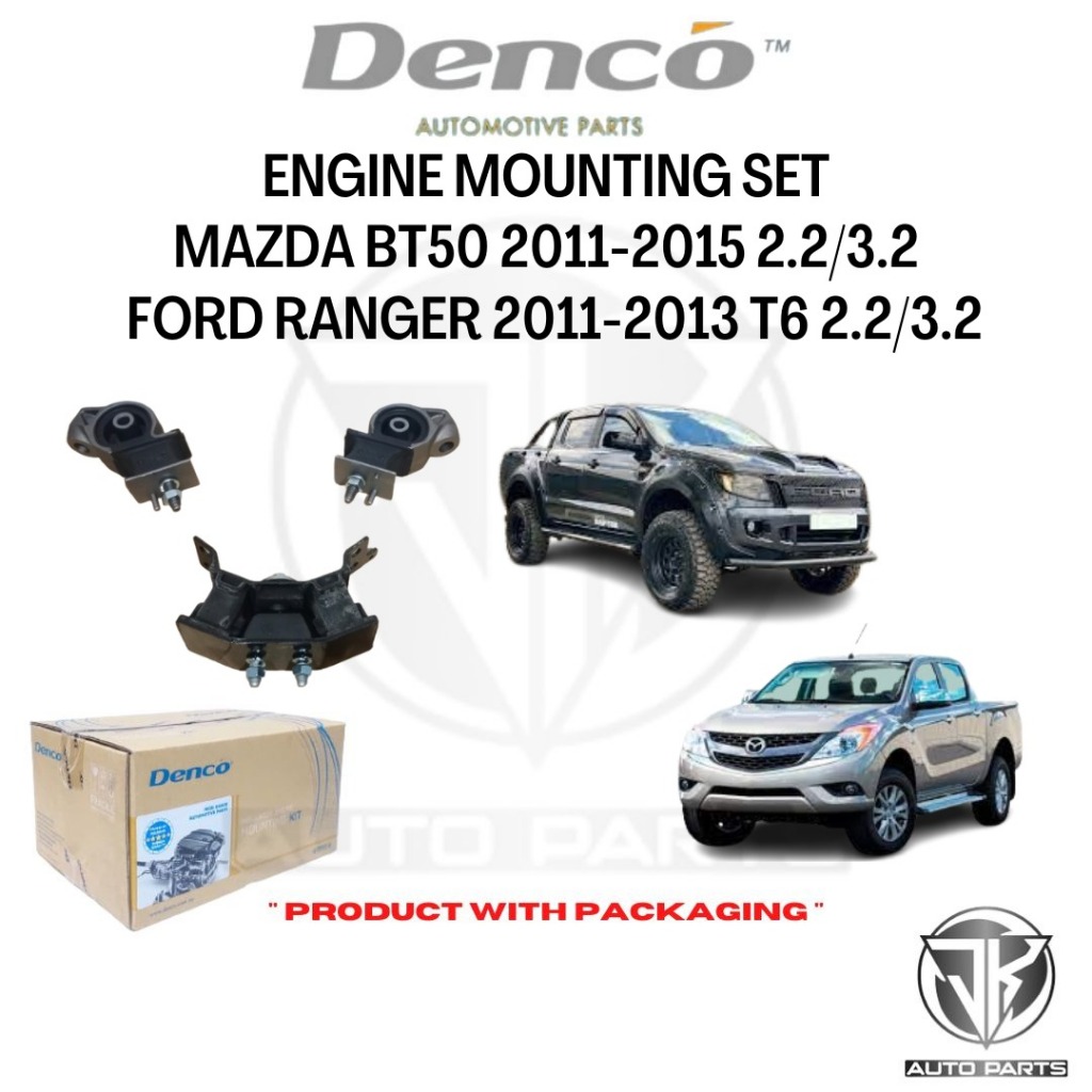 #DENCO#ENGINE MOUNTING SET MAZDA BT50 2.2/3.2,FORD RANGER XLT T6 2.2/3. ...