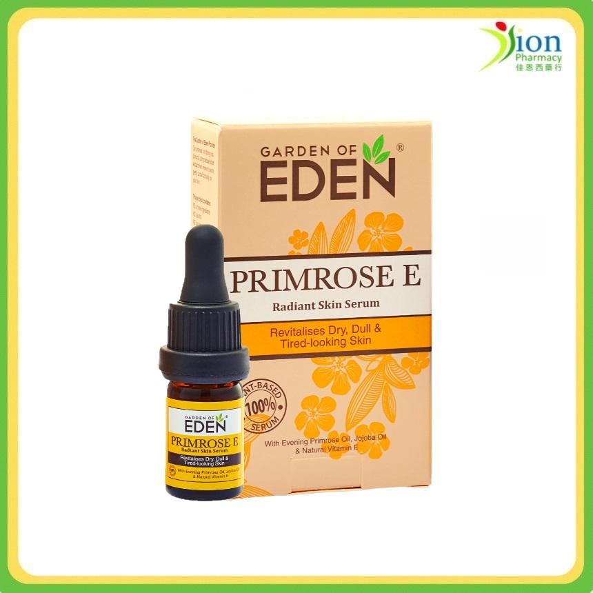 GARDEN OF EDEN PRIMROSE E RADIANT SKIN SERUM 5ML | Shopee Malaysia