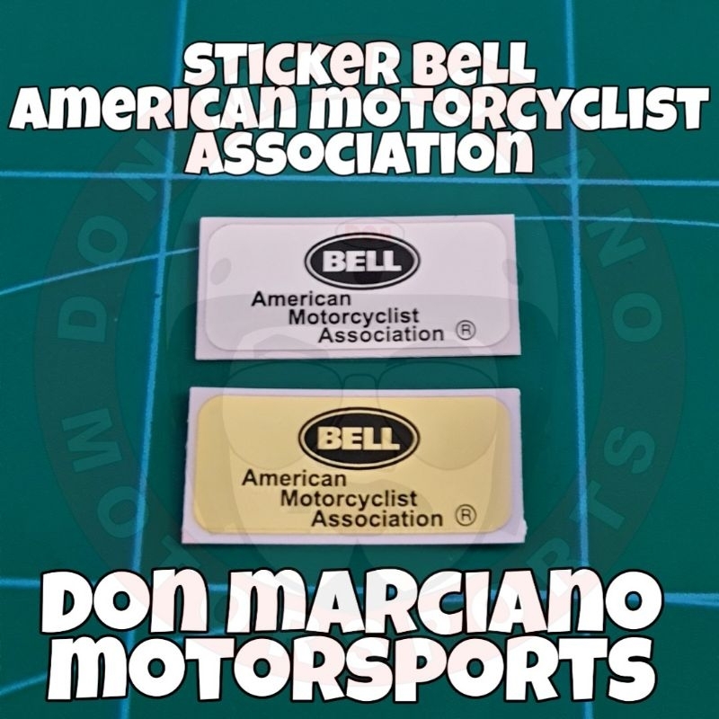 Sticker untuk helmet Bell AMA American Motorcyclist Association ...