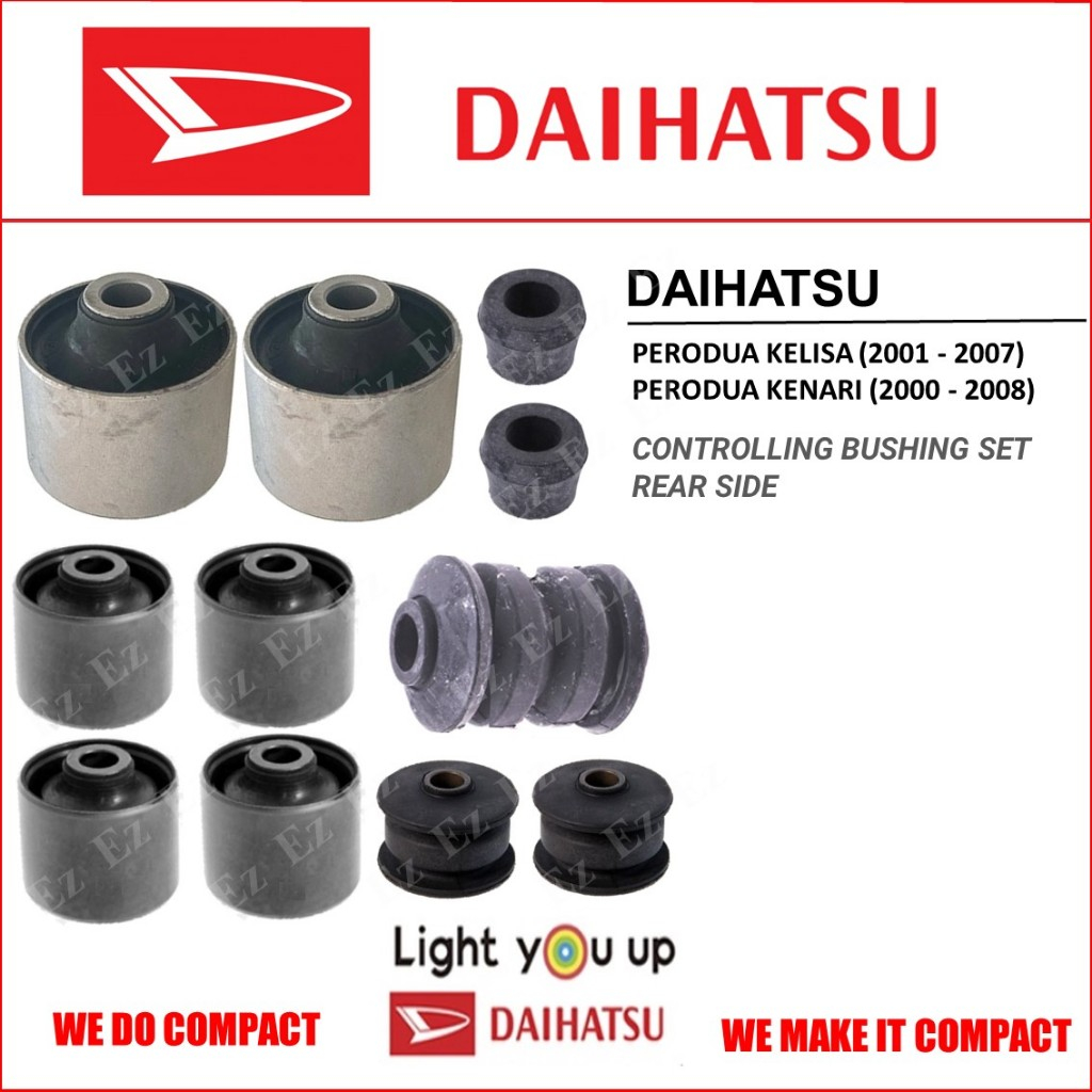 [11 IN 1] -REAR LATERAL ARM TRAILING ARM BUSHING SET FOR PERODUA KELISA ...