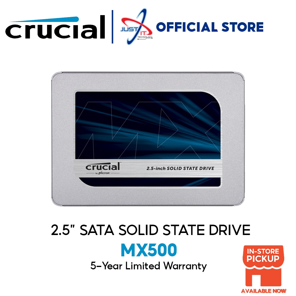 Crucial MX500 2.5" SATA SSD - 2TB / 4TB | Shopee Malaysia